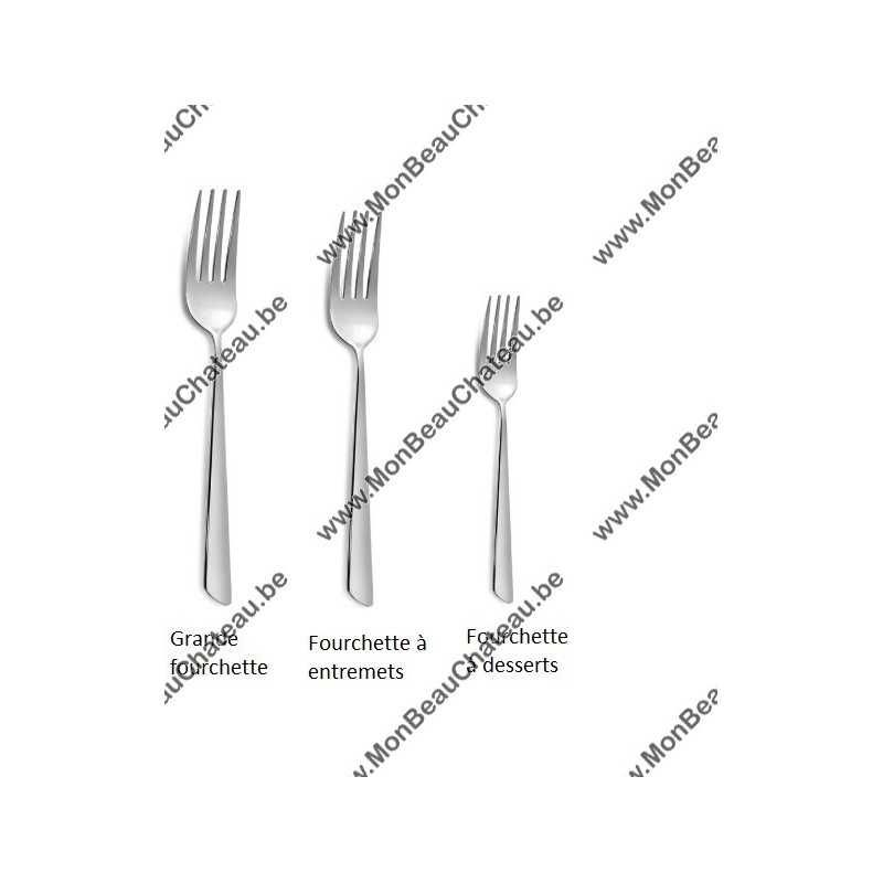 Grande fourchette - location par 10 pièces - 0,16€ pièce htva